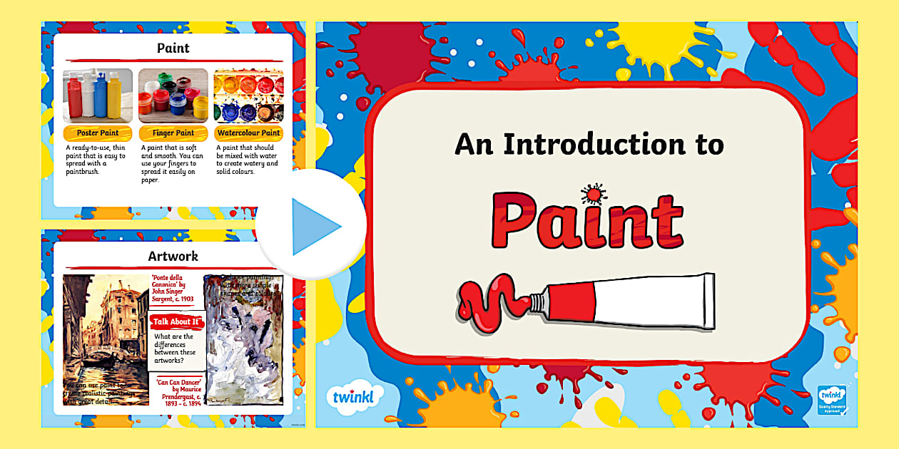 KS1 Art: An Introduction to Paint (teacher made) - Twinkl