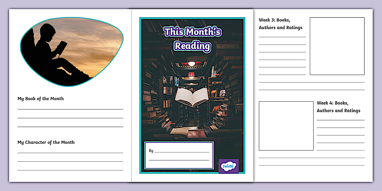 Reading Journal Writing Frame (teacher made) - Twinkl