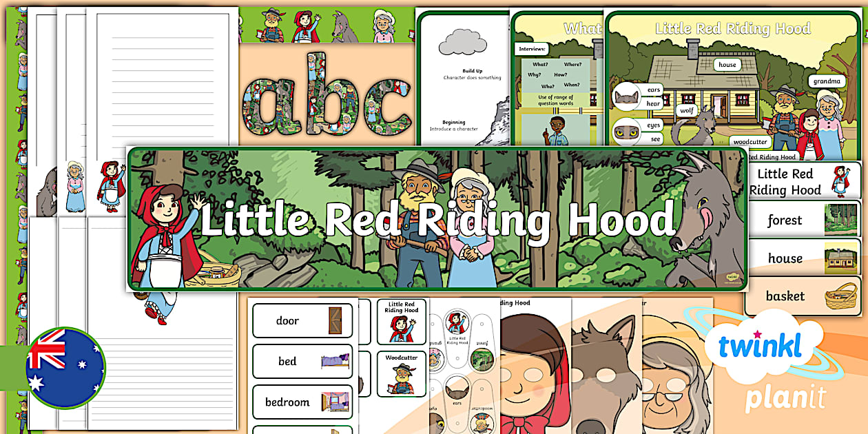 PlanIt English Year 1 Traditional Tales: Little Red Riding Hood Display ...