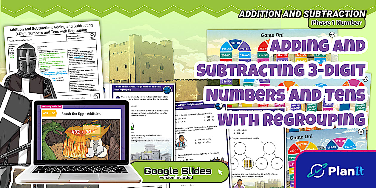 Year 4 Addition & Subtraction Lesson Pack 4