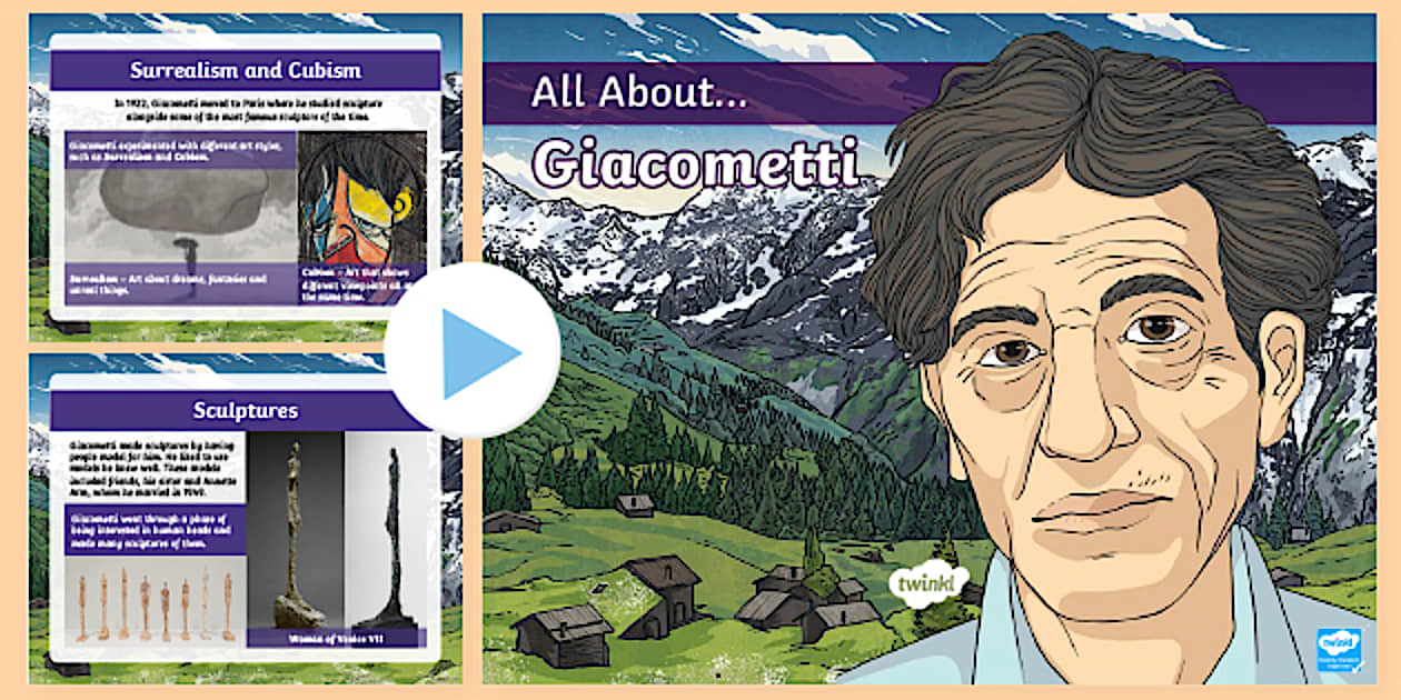 All About Giacometti PowerPoint | Primary Resources - Twinkl