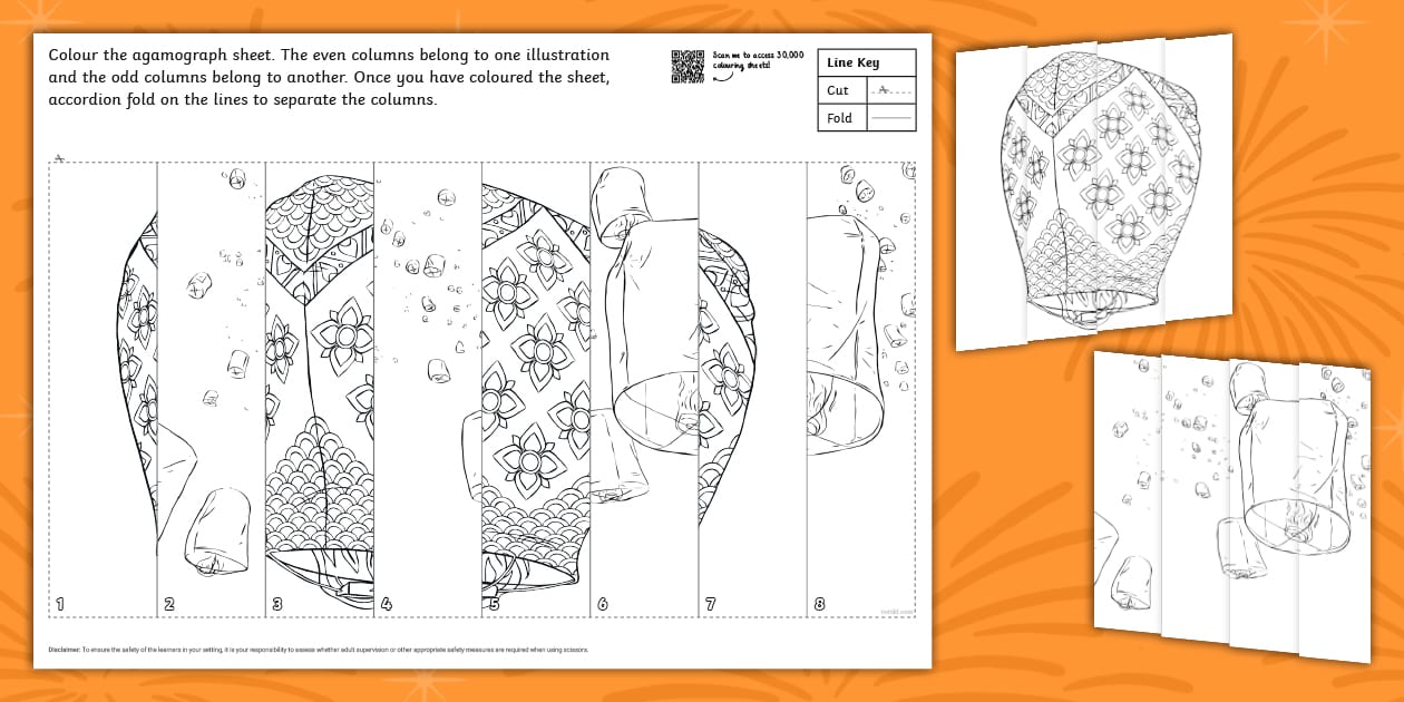 Chinese Lantern Festival Agamograph (Teacher-Made) - Twinkl
