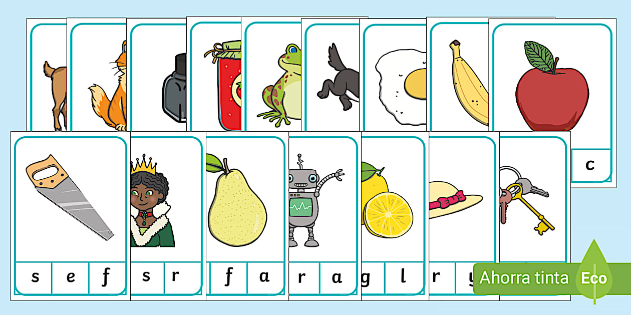 Juego de tarjetas: Consciencia fonológica - Twinkl