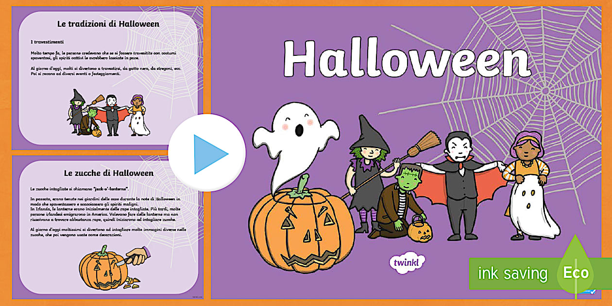 Tutto su Halloween Presentazione Powerpoint