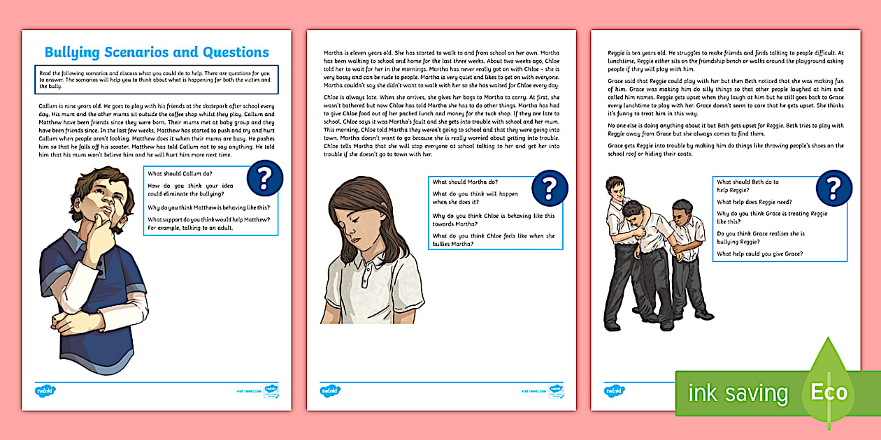 Anti-Bullying Questions | Assembly PSHE Resources | Twinkl