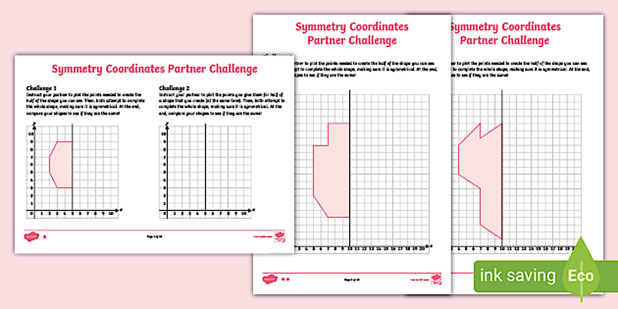 👉 Y4 Symmetry Coordinates Speaking/Listening Pair Challenge