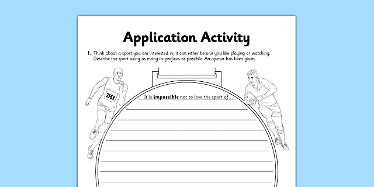 The Prefix in- Application Worksheet / Worksheet - Twinkl
