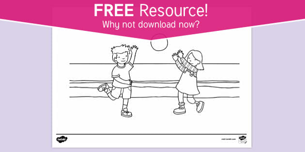 FREE! - Printable Beach Colouring Page | KS1 Resources | Twinkl