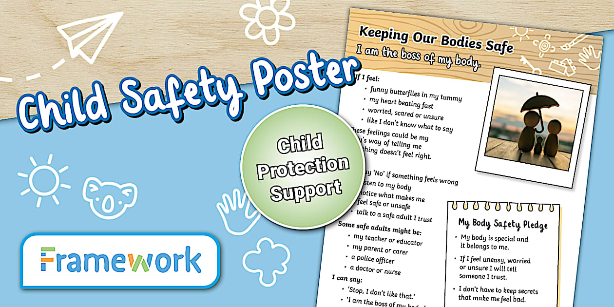 Child Safety Poster (teacher made) - Twinkl