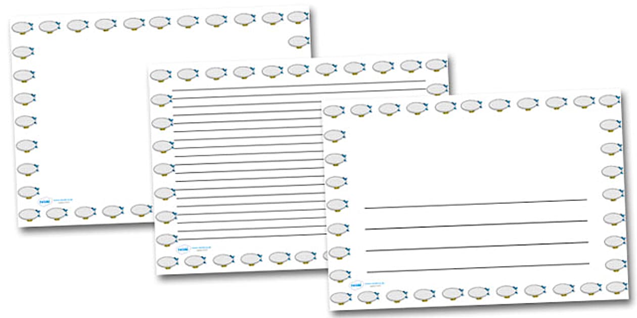 Airship Landscape Page Borders- Landscape Page Borders