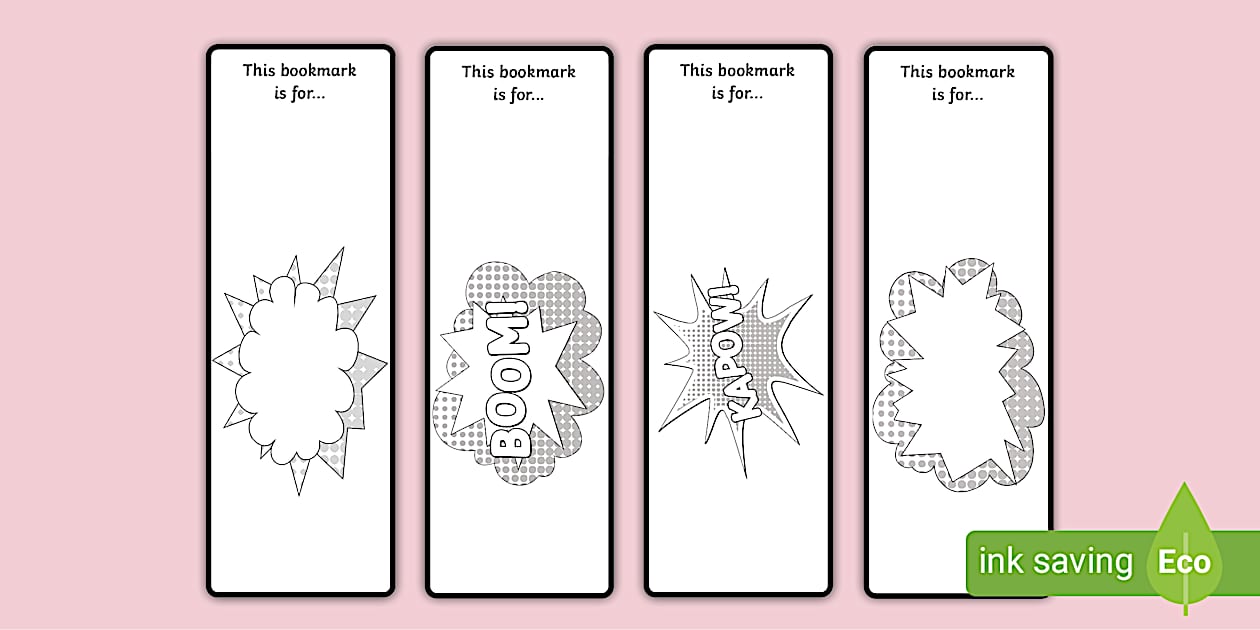 Pop Art Bookmarks to Colour | Resources | Twinkl - Twinkl