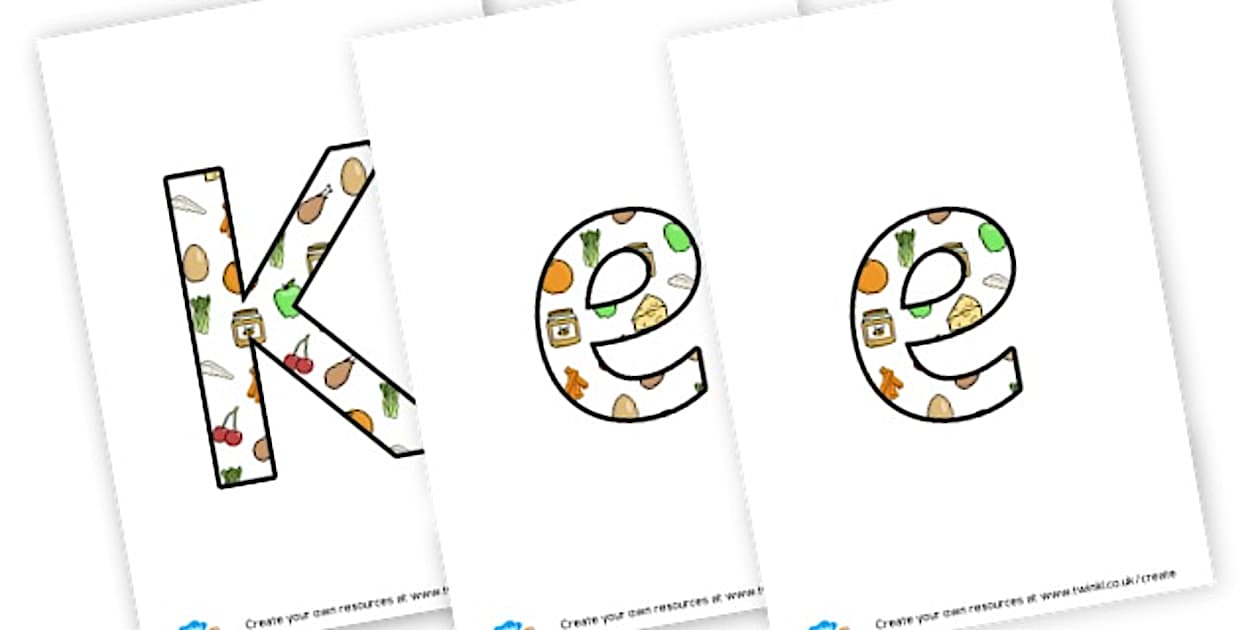 Keeping Healthy - Display Lettering (teacher made) - Twinkl