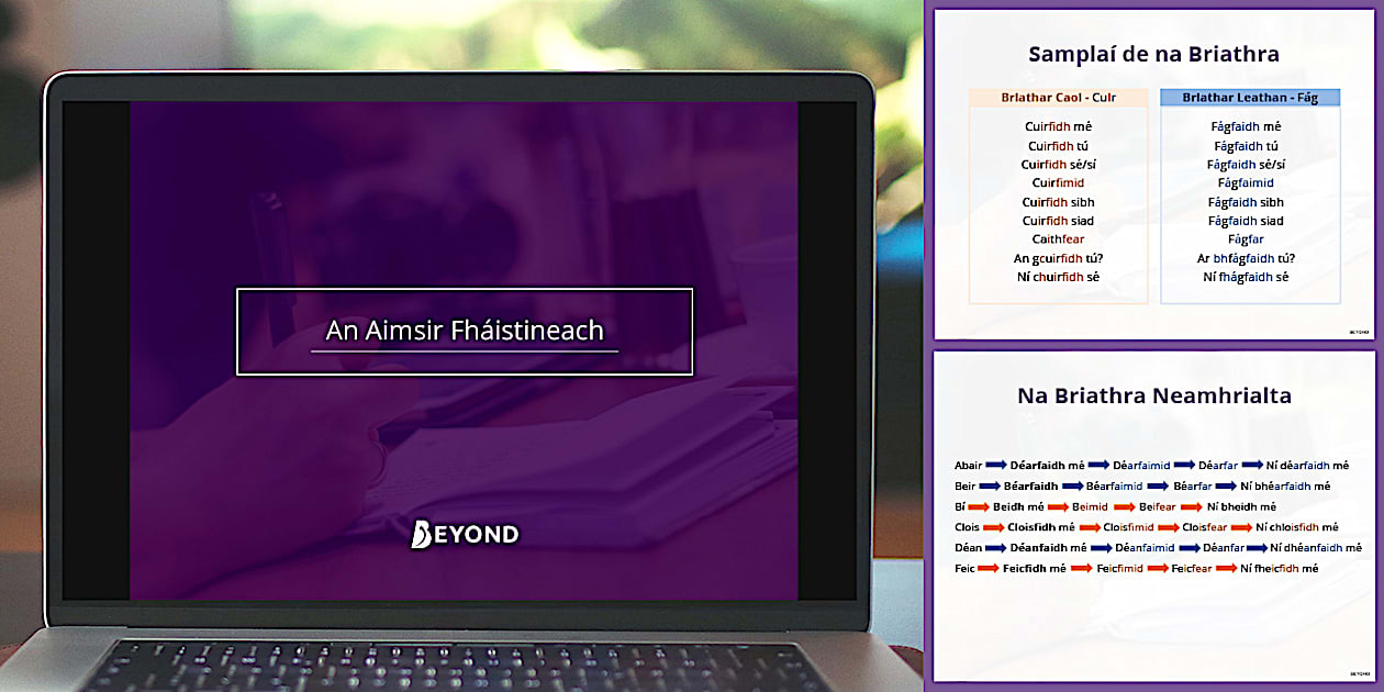 An Aimsir Fháistineach - PowerPoint (teacher made) - Twinkl
