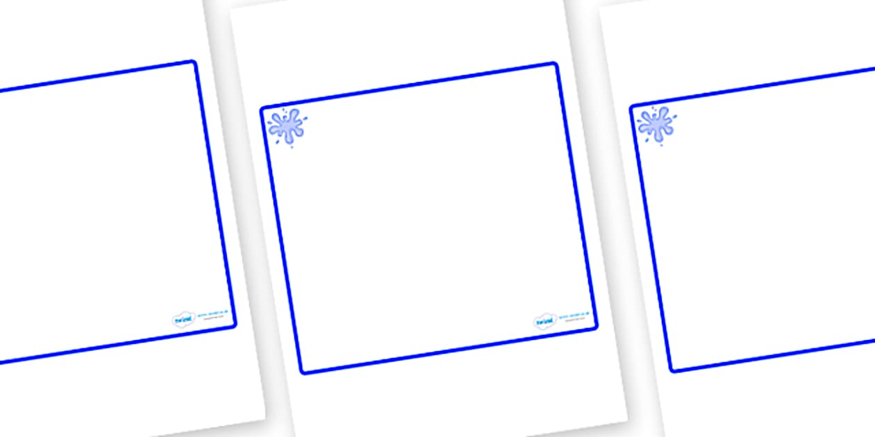 Sapphire Blue Themed Editable Classroom Area Display Sign