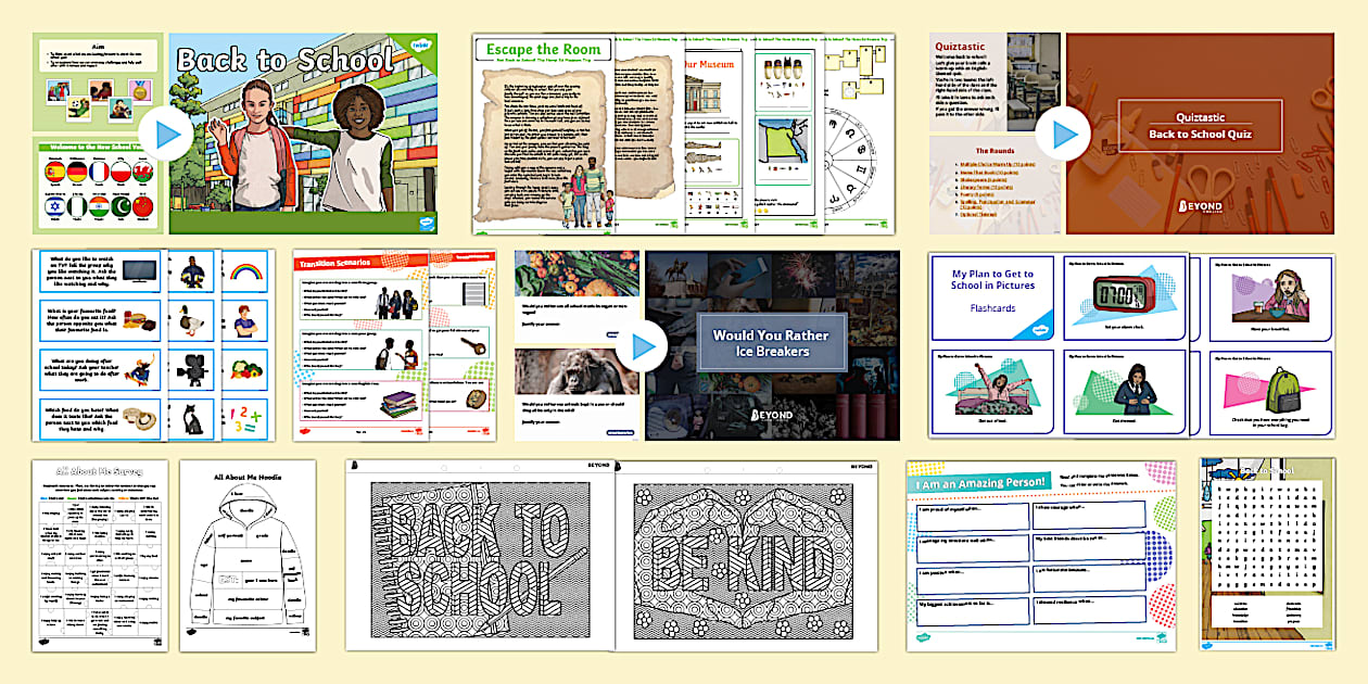 KS2 & KS3 Back To School Pack (teacher made) - Twinkl