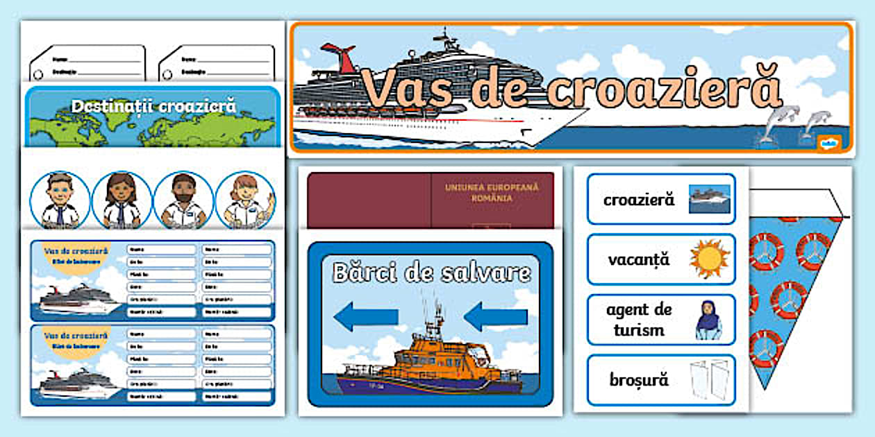 Vas de croazieră: Joc de rol – Pachet cu resurse - Twinkl