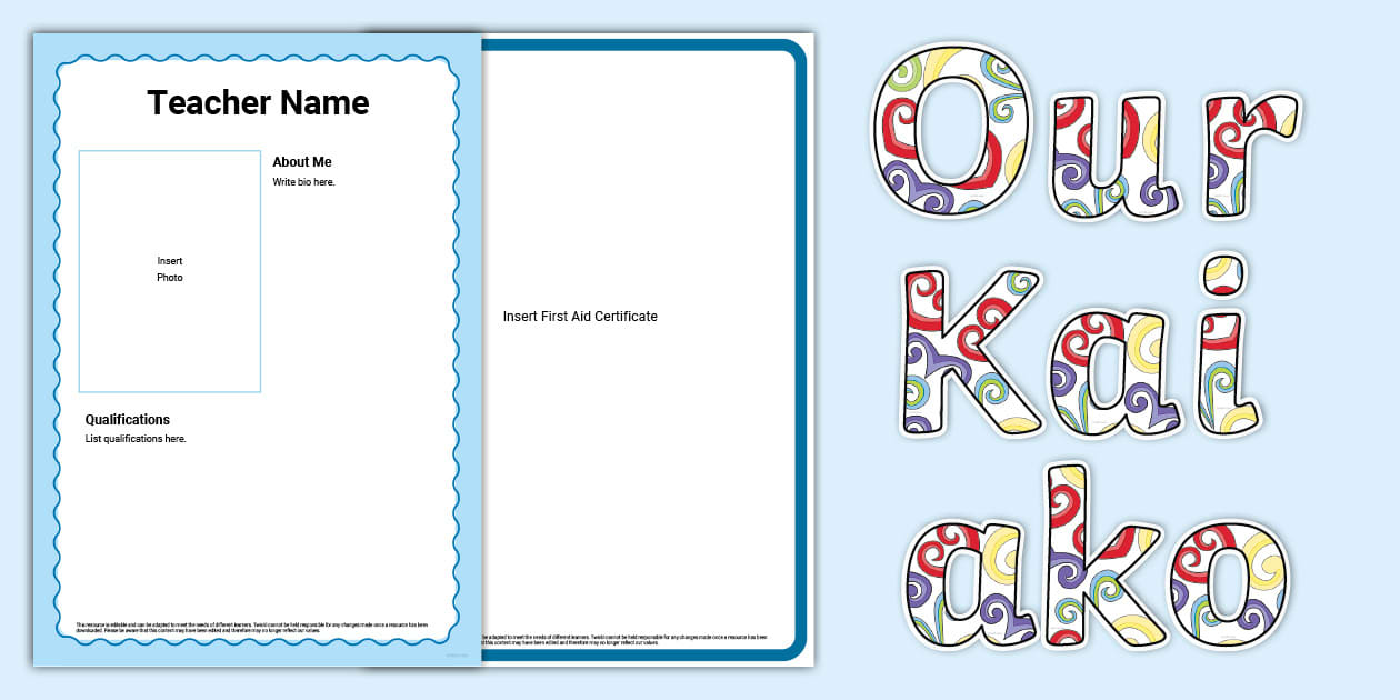 Teacher Information Display Pack (teacher made) - Twinkl