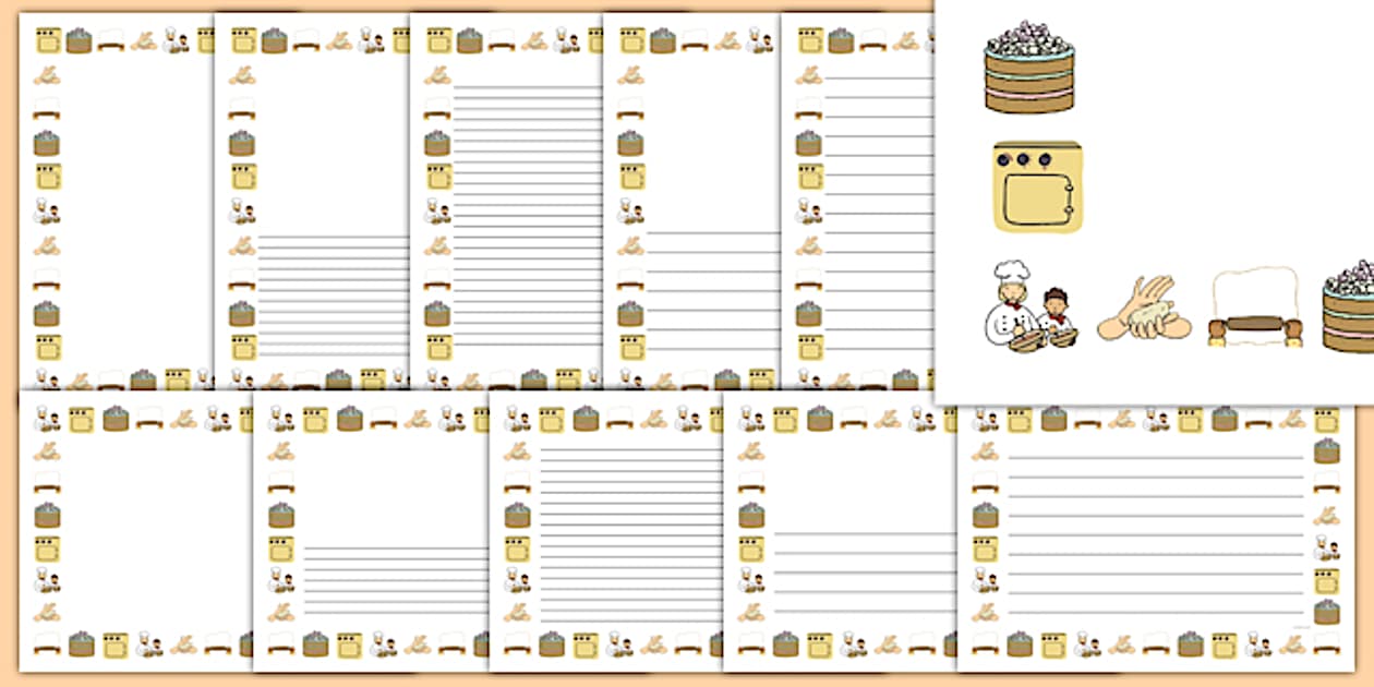 Editable Pat a Cake Page Borders (teacher made) - Twinkl