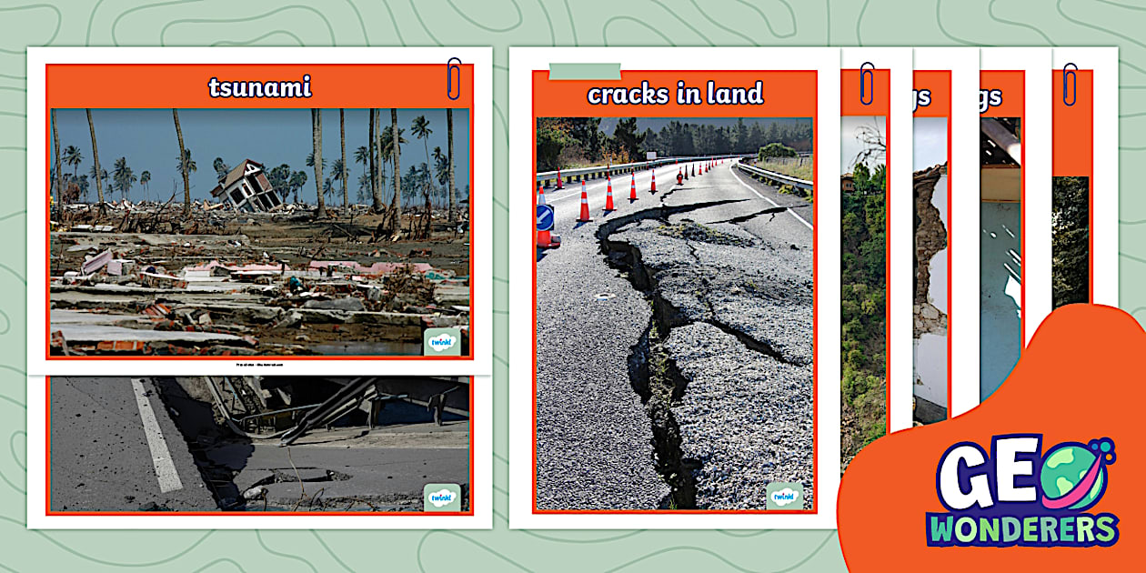 Geo Wonderers LKS2: Volcanoes and Earthquakes Earthquake Photo Pack
