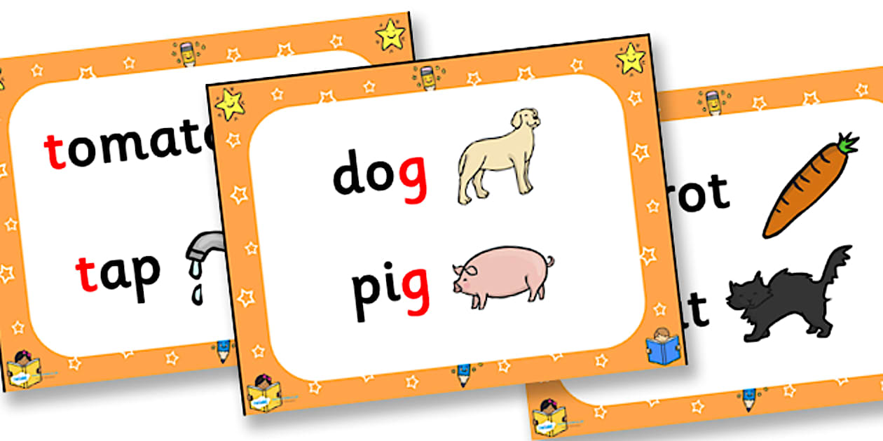 Letters and Sounds Phase 2 PowerPoint with Pictures - Twinkl