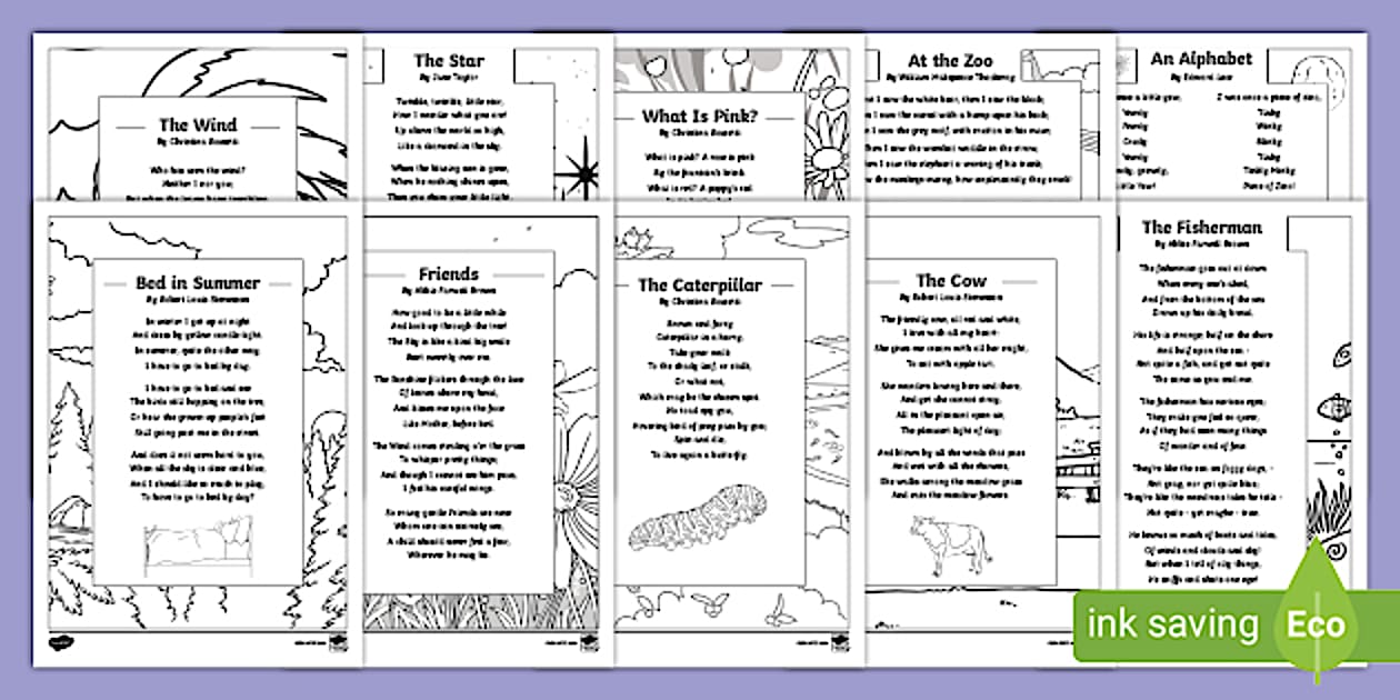 Cursive Poems Resource Pack (teacher made) - Twinkl