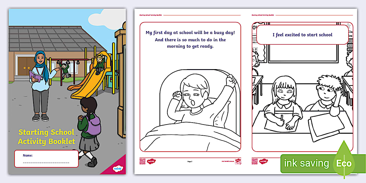 Starting School Activity Booklet (teacher made) - Twinkl