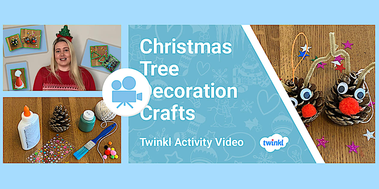 KS1 (Ages 5-7) Activity Video: Christmas Tree Crafts