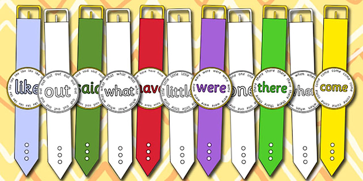 Editable Phase 4 Tricky Word Watches (professor feito)