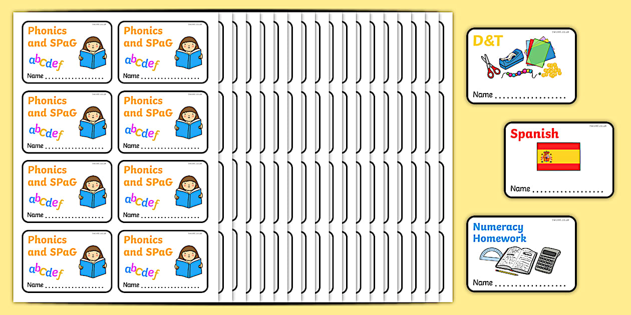 👉 Labels For Books (teacher made) - Twinkl