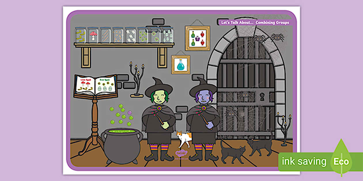 👉 Talk About Combining Groups Maths Poster (Teacher-Made)