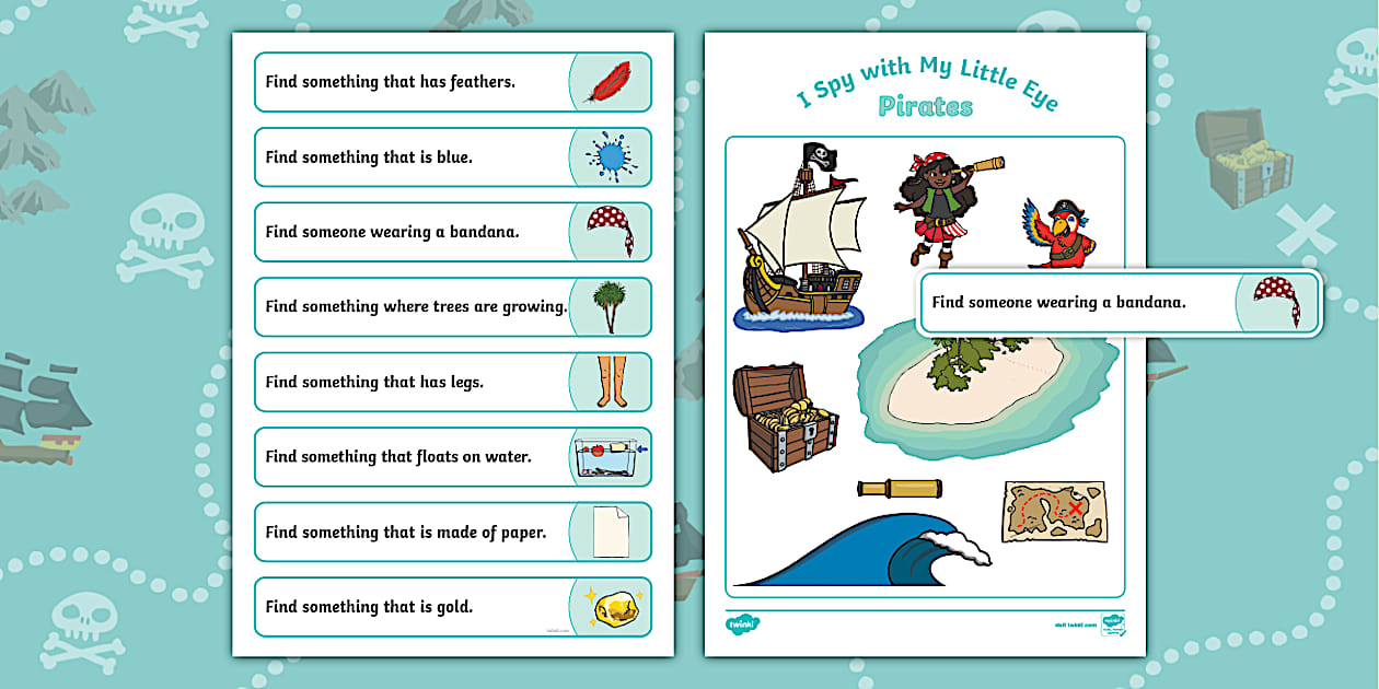 I Spy and Find: Pirates | Twinkl (Teacher-Made) - Twinkl