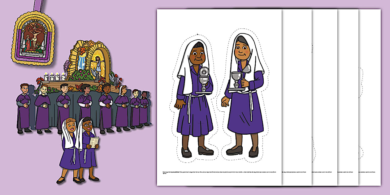 Dibujos del Señor de los Milagros | Recursos Twinkl Perú