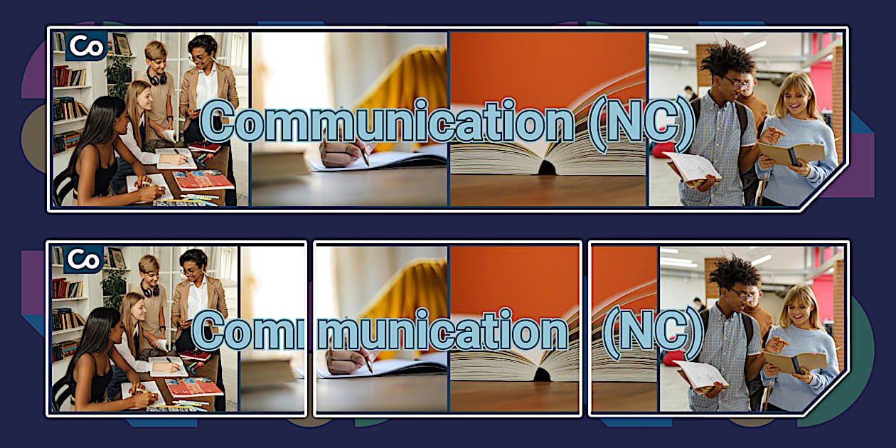 Communications (NC) Display Banner (Teacher-Made) - Twinkl