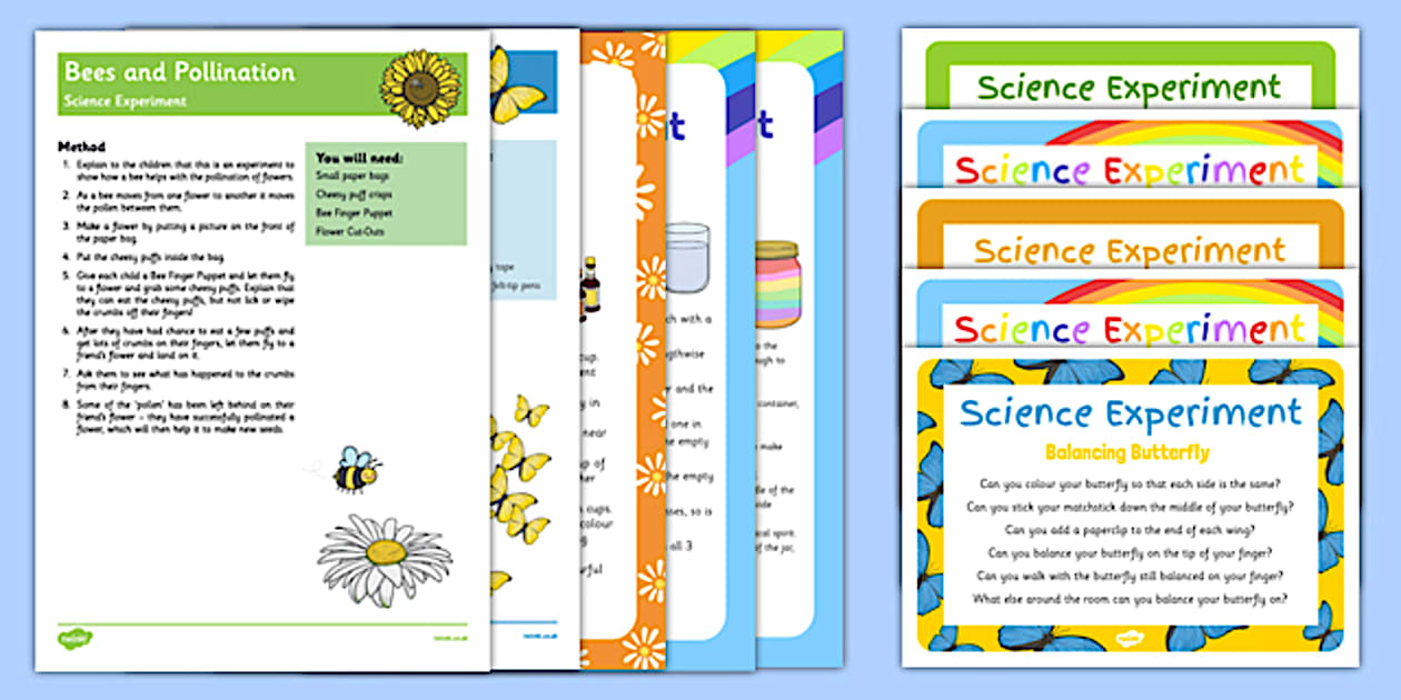 EYFS Summer Themed Science Experiments Resource Pack