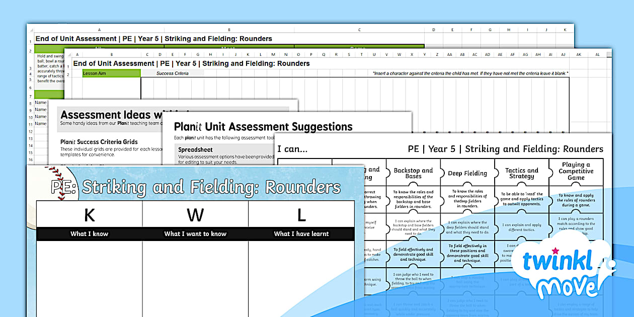Rounders Assessment - Year 5 PE Resources - Twinkl Move KS2