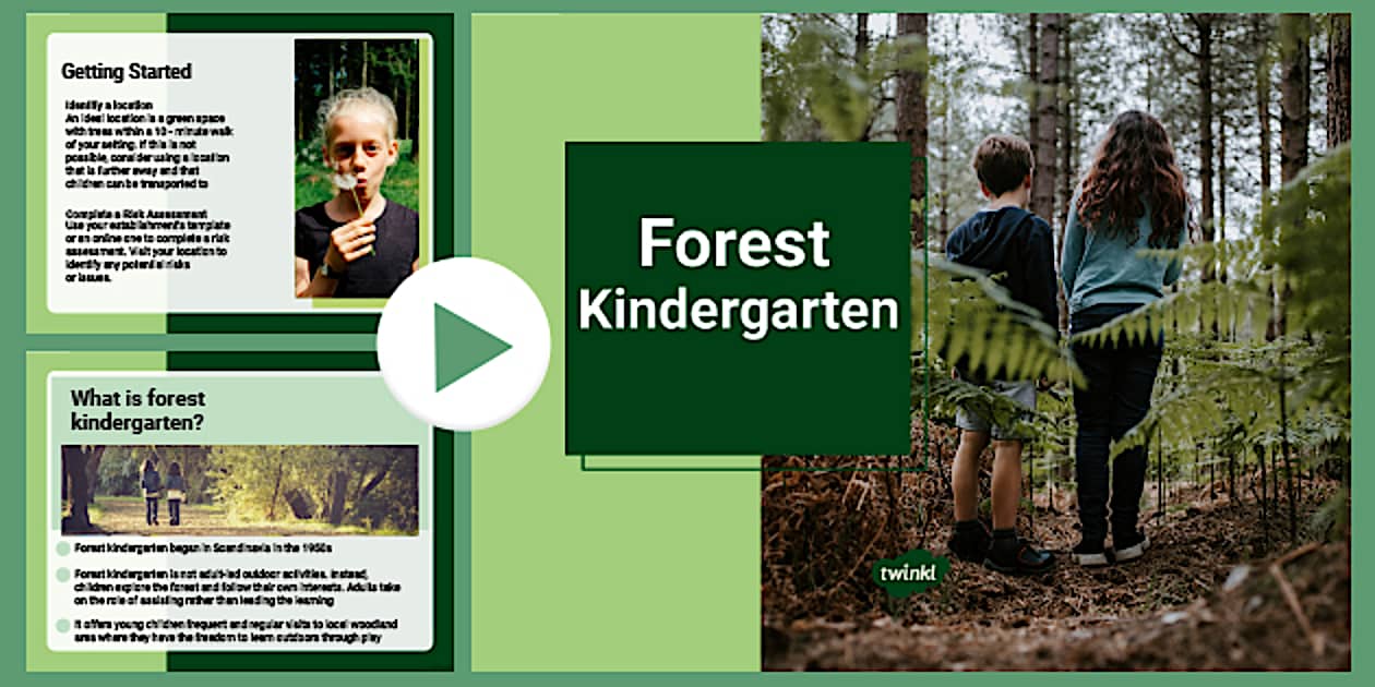 Forest Kindergarten Adult Information (teacher made)