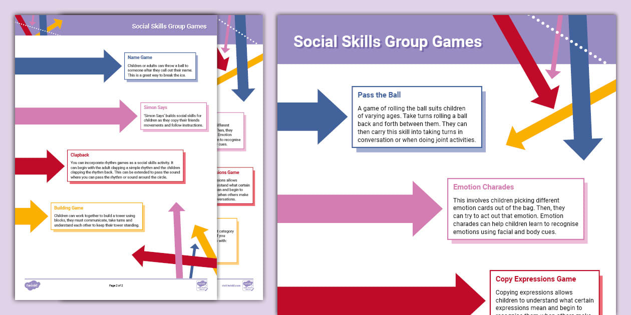 Social Skills Group Games | Twinkl | Inclusion | SEND