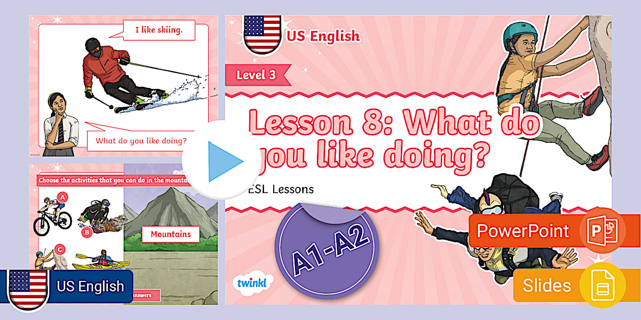 ESL Curriculum (US-English Version) Level 3, Lesson 8