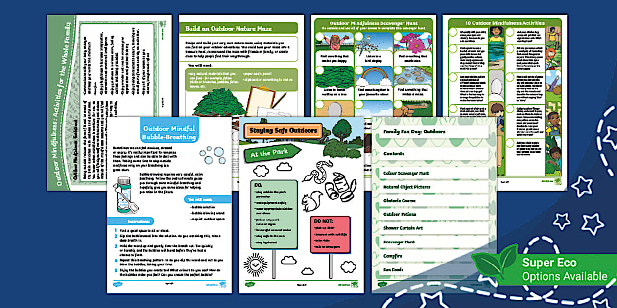 Outdoor Movement Activity Pack (teacher made) - Twinkl
