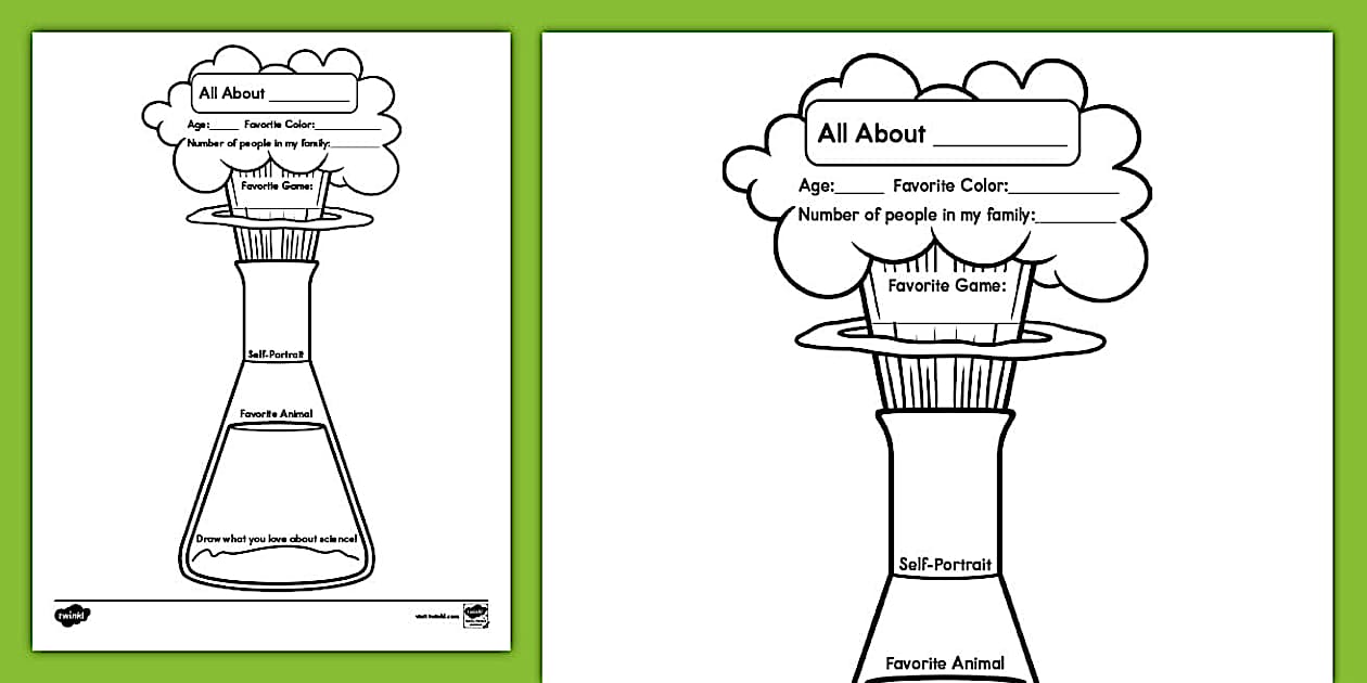 All About Me Science Worksheet (Teacher-Made) - Twinkl