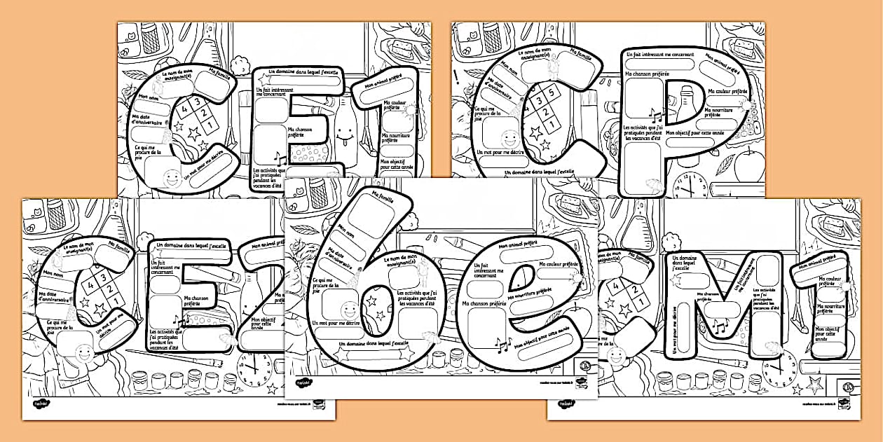 Pack d'activités pour la rentrée - Tout sur moi - Twinkl