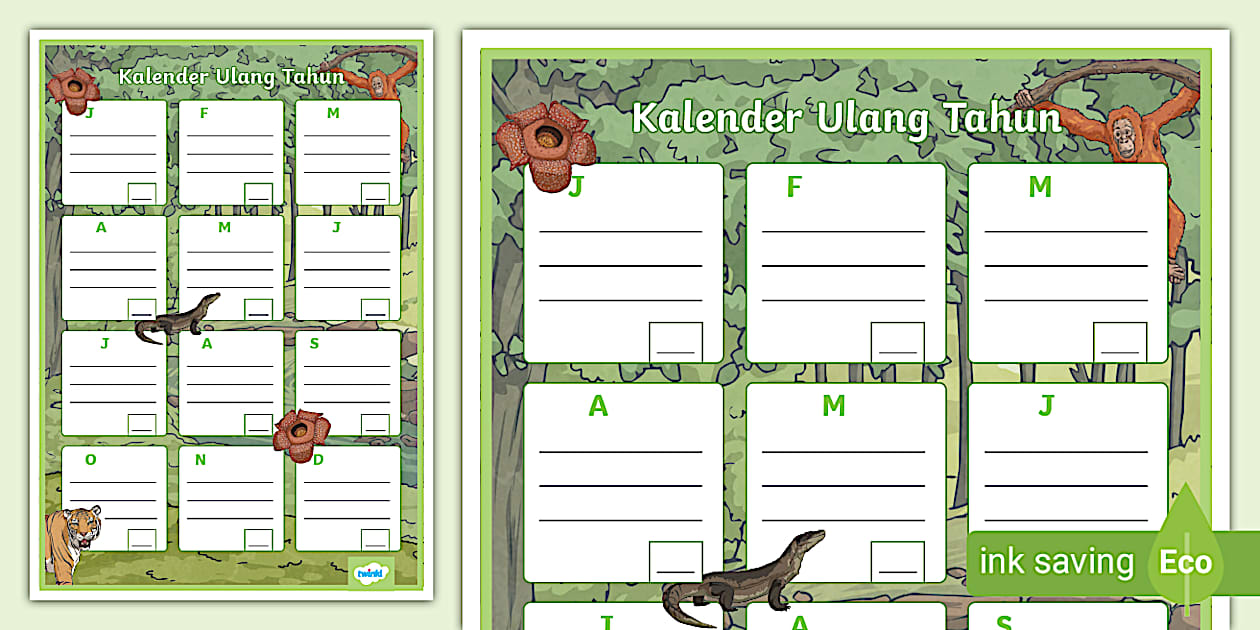 Years 3-4 Indonesian Activity: Ulang Tahun (teacher made)