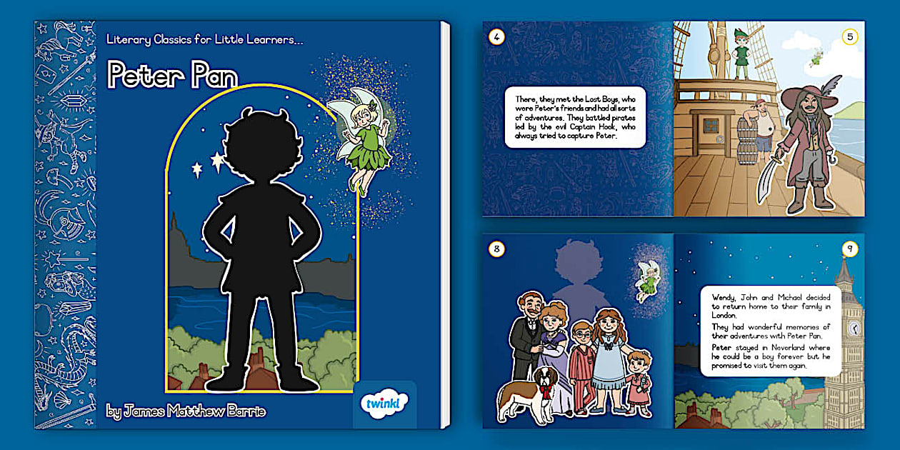Literary Classics for Little Learners: Peter Pan - Twinkl