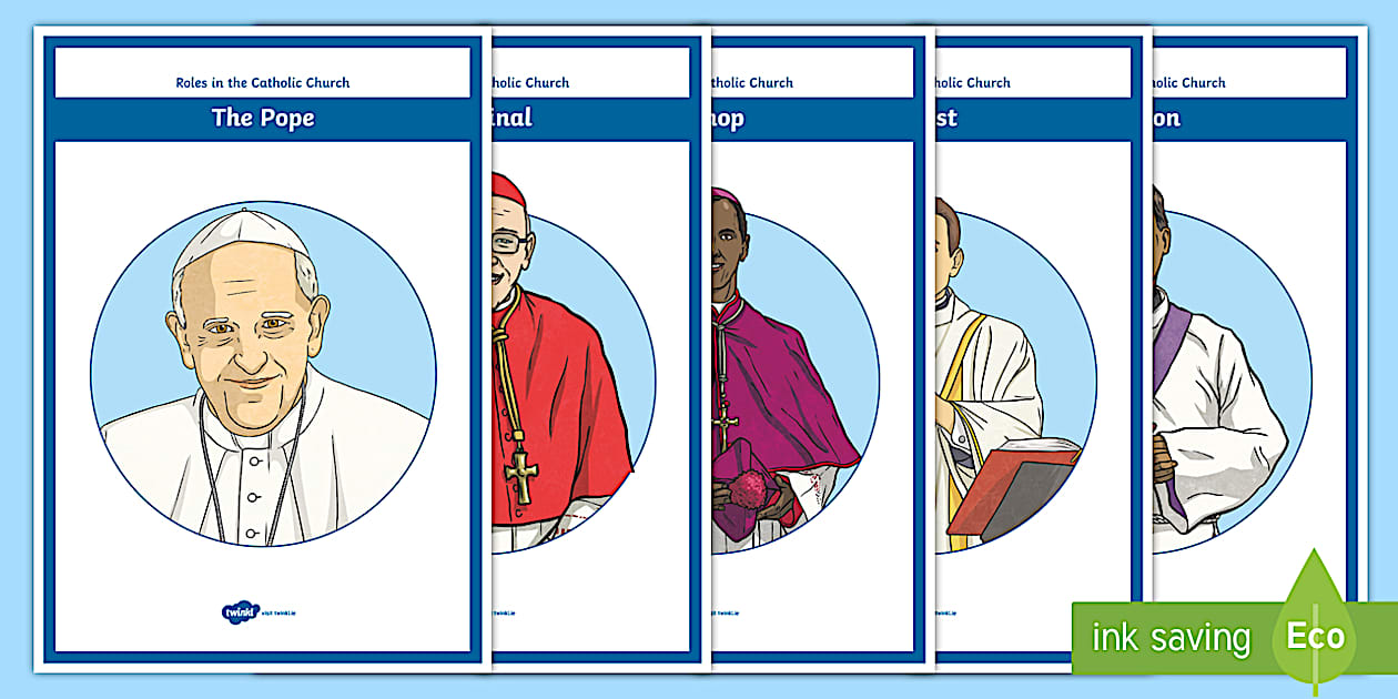 Roles in the Catholic Church Display Posters (teacher made)
