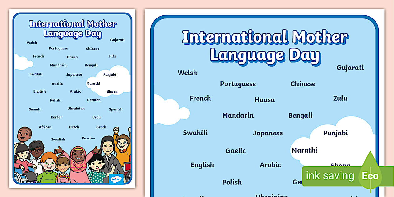 International Mother Language Day Poster 2 (Teacher-Made)