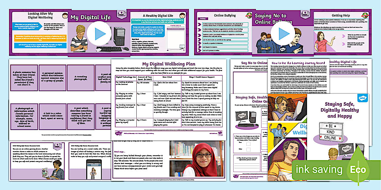 PSHE: UKS2 Digital Wellbeing - Unit Pack