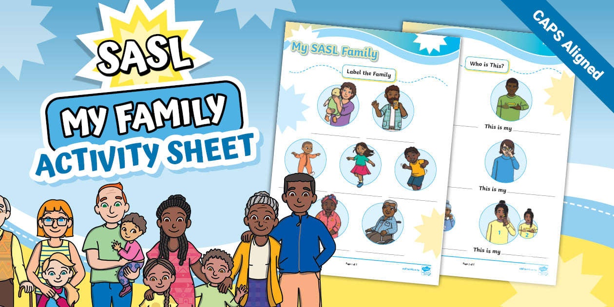 FP - SASL - My Family - Activity Sheet (CAPS Aligned)