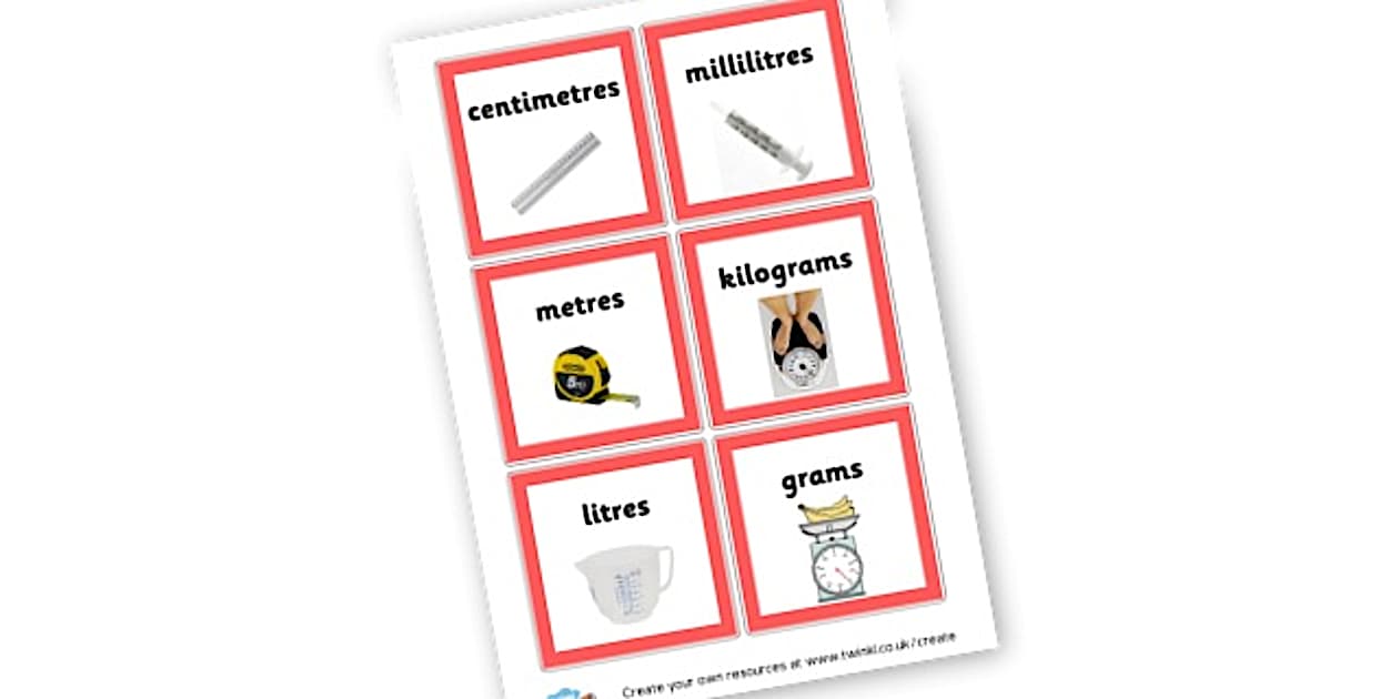 Measure (teacher made) - Twinkl