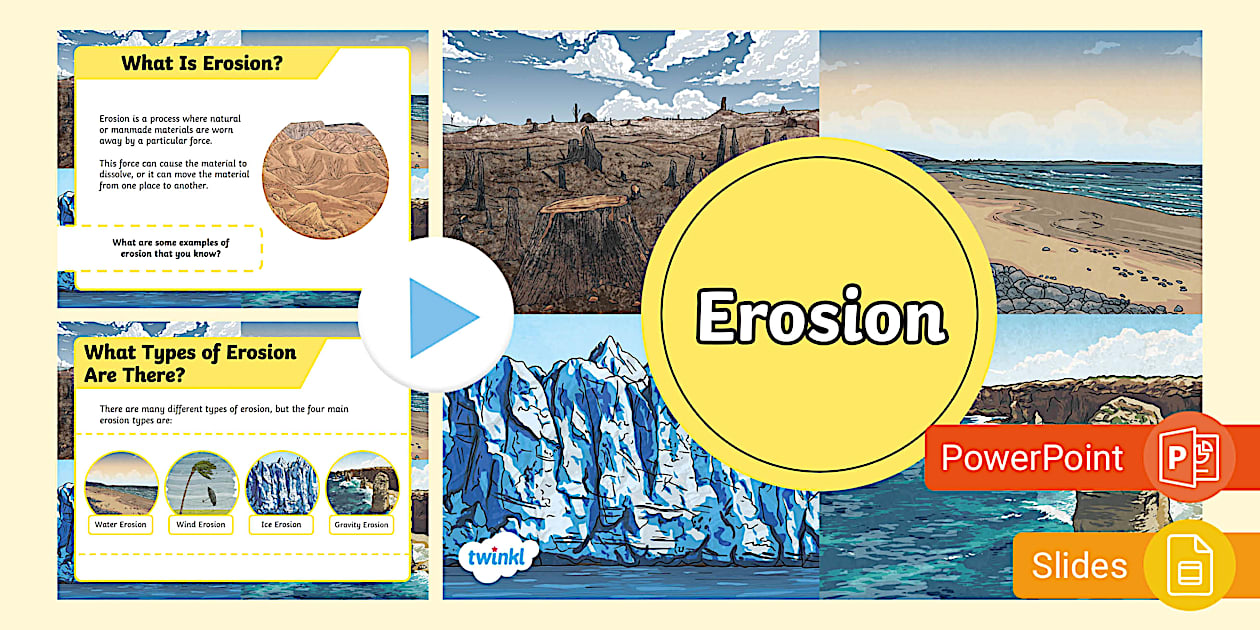 Erosion PowerPoint - Year 5/6 Geography (teacher made)