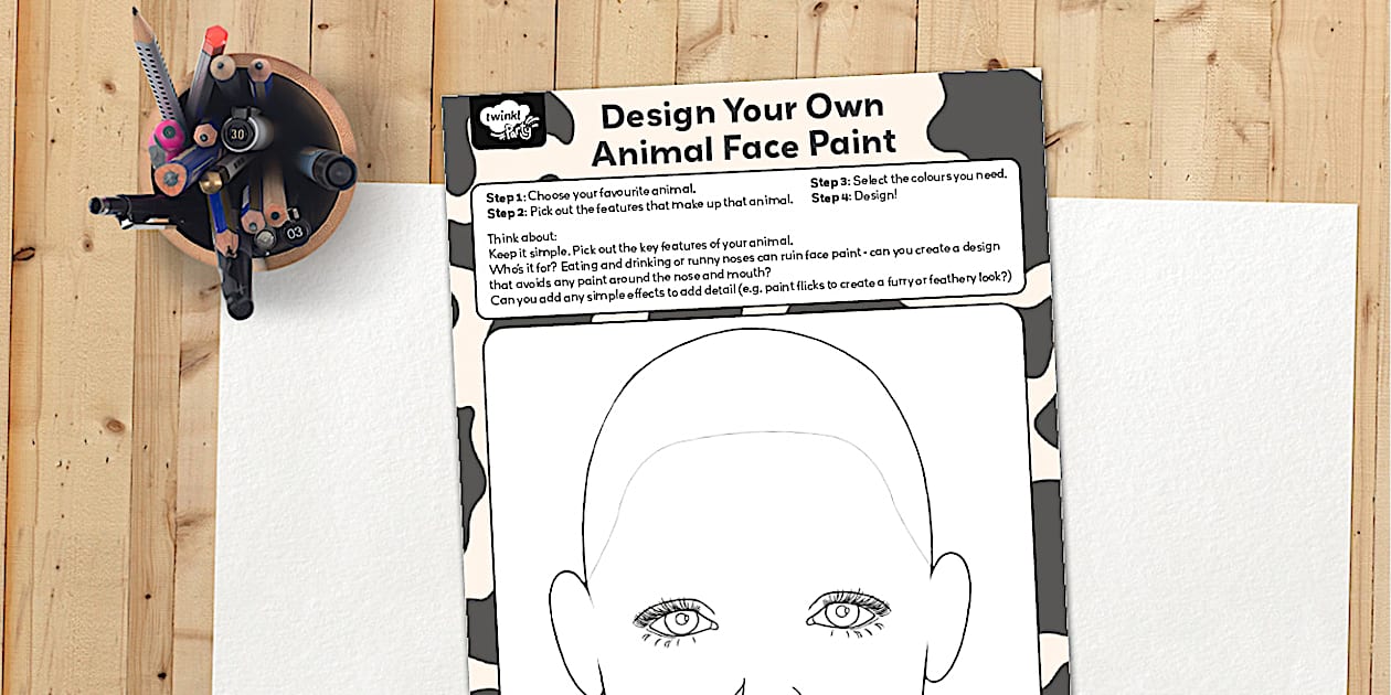 Animal Face Paint Designs | World Animal Day | Twinkl Party